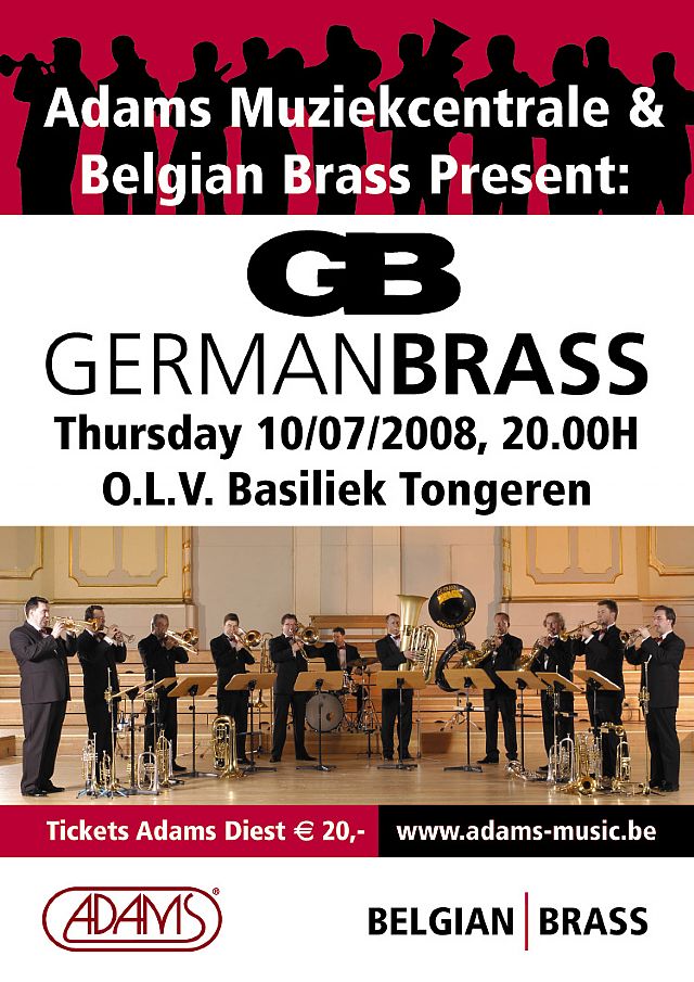 German Brass in België ! | Adams - Together in Music